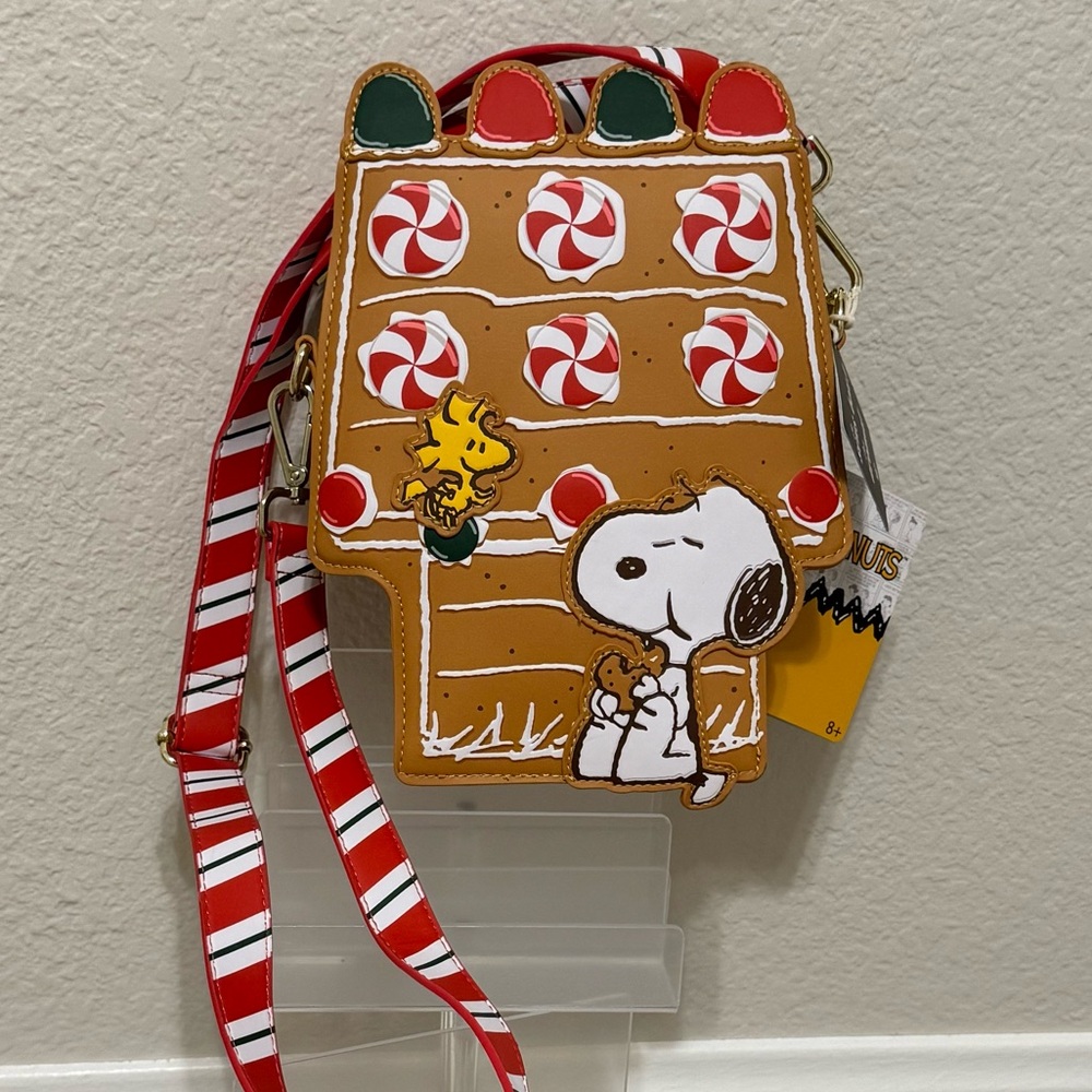 Loungefly Snoopy Gingerbread House Crossbody Bag Nwt - Gem